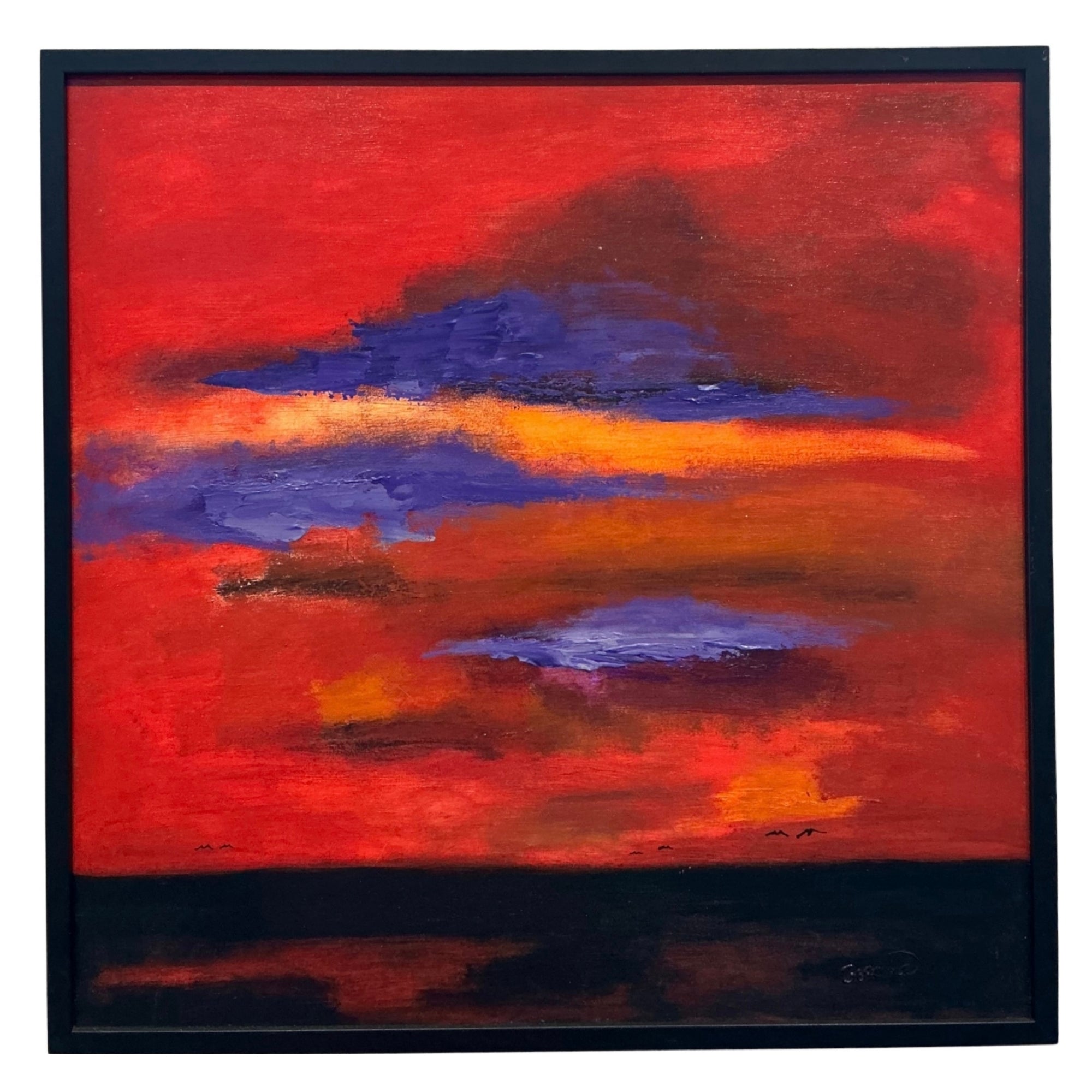 Gerome Meminger, Abstract Sunset – Consignment House Gallery