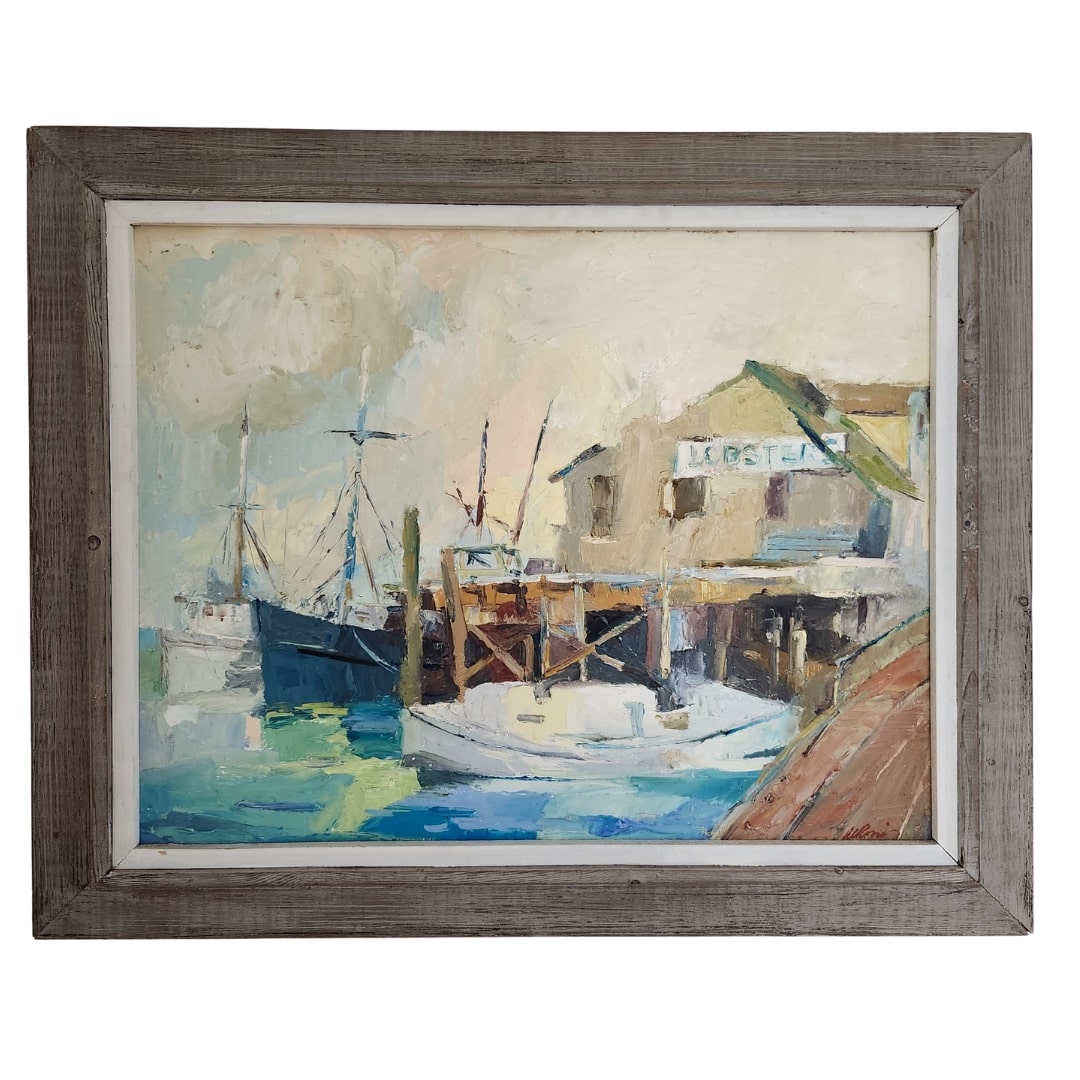 Al Rossi "Lobster Port" – Consignment House Gallery