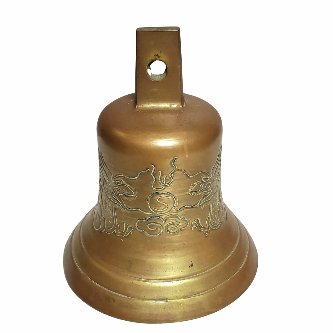 No Chinese Bells With Clappers Ritual Bell (Bo Zhong) With Stylized